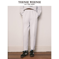 TEENIE WEENIE女裤_TEENIE WEENIE TeenieWeenie小熊2023春季新款空气棉九分萝卜裤舒适运动长裤子女多少钱 ...