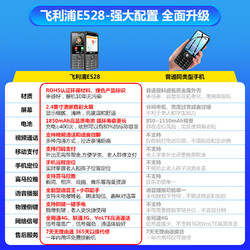 飞利浦手机_PHILIPS 飞利浦 E528 火山灰 移动联通电信全网通4G多少钱-什么值得买