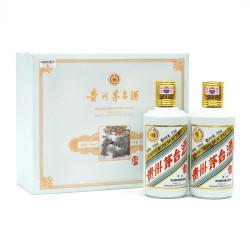 茅台白酒_MOUTAI 茅台 贵州茅台酒兔年生肖礼盒酱香型白酒53度375ml*2瓶礼盒装多少钱-什么值得买