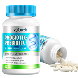 【省50元】基础健康_viyouth美国原装进口益生菌胶囊粉大人调理胃保健品肠胃肠道多少钱-什么值得买