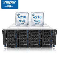 浪潮服务器_INSPUR 浪潮 NF5466M5存储服务器2颗4210/64G/2*480G+30*18T SATA/2个9361阵列卡/四千双万兆/1300W双电多少钱-什么值得买