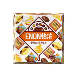 怡浓糖果巧克力_Enon 怡浓 香橙夹心可可脂巧克力108g盒装休闲小零食多口味水果软芯糖果多少钱-什么值得买