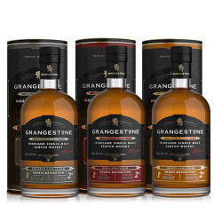 【省343.35元】GRANGESTONE威士忌_GRANGESTONE 歌兰歌颂 苏格兰进口 单一麦芽威士忌750ml*3 组合装（波本桶 ...