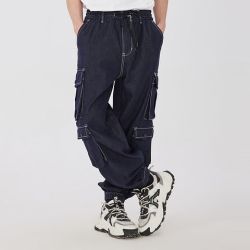 卡宾男裤_Cabbeen 卡宾 商场同款Cabbeen/卡宾休闲蓝色牛仔长裤3212116038潮流明线街头Y多少钱-什么值得买