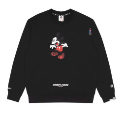 Aape Disney 联乘系列 Mickey Mouse 印花圆领卫衣 AAPSWM9647XXJBKX多少钱-什么值得买