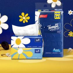 得宝抽纸_Tempo 得宝 抽纸80抽8-18包4层加厚抽取式面巾纸卫生纸德宝抽纸批发特价多少钱-什么值得买