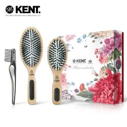 【省60元】肯特浴室用品_KENT 肯特 梳子女护发猪鬃梳按摩梳礼盒装送女友送朋友情人节礼物情侣告白礼盒圣诞礼物七夕情人节礼物多少钱-什么值得买