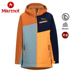 土拨鼠滑雪服_Marmot 土拨鼠 户外新款滑雪服男童防水透气保暖TR棉滑雪衣74960多少钱-什么值得买