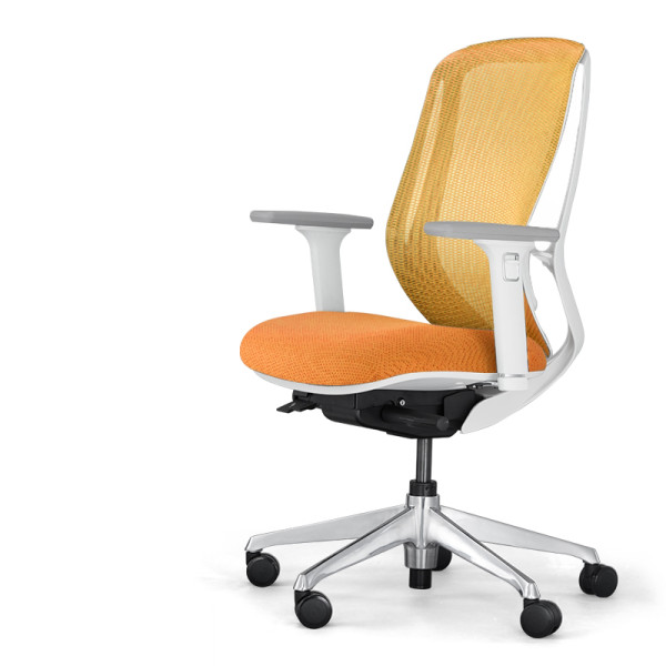 okamura 冈村 Sylphy Light 人体工学电脑椅 白橙色 不带头枕款【报价 价格 评测 怎么样】 -什么值得买