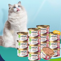 【省133.45元】素力高猫咪湿粮/罐头_solid gold 素力高 椰子油金枪鱼 猫罐头 85g*15罐多少钱-什么值得买