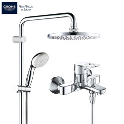 【省759.1元】高仪花洒_GROHE 高仪 新天瀑淋浴系列 27389002花洒+23355000浴缸龙头多少钱-什么值得买