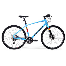 【省120元】美利达普通自行车_MERIDA 美利达 美利達（MERIDA）探索者X3 平把公路车 27速 油碟 精灵蓝 700C*47（建议 ...