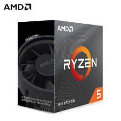 AMDCPU_AMD 锐龙ryzen R3/R5/R7 台式机电脑处理器 兼A320/B450/X470主板套装 R5 1400 4核8线程 ...