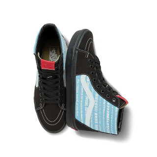 VANS 范斯 CLASSICS系列 sk8-hi 中性运动帆布鞋 VN0007NSBML 黑色/蓝色 43【报价 价格 评测 怎么样】 -什么值得买