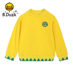 B.Duck亲子装_B.Duck 小黄鸭童装儿童圆领长袖卫衣秋季男女童休闲上衣 BF3208932多少钱-什么值得买