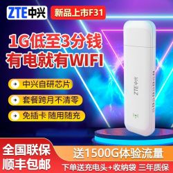 中兴路由器_ZTE 中兴 F31随身wifi无线网络免插卡全国通用移动Wifi多少钱-什么值得买