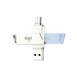 爱国者U盘_aigo 爱国者 U350 USB3.0U盘 银色 128GB USB/Type-C 双口多少钱-什么值得买