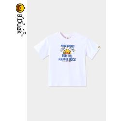 【省89元】B.Duck男童装_B.Duck 小黄鸭儿童纯棉短袖T恤多少钱-什么值得买