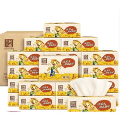 【省23.57元】泉林本色抽纸_Tralin 泉林本色 稻草人系列 抽纸 3层100抽16包（140mm*188mm）多少钱-什么值得买