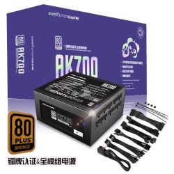 游戏悍将电脑电源_i FOR GAME 游戏悍将 熊猫AK700铜牌全模组台式机电脑电源多少钱-什么值得买