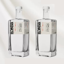 【省128.34元】观云白酒_GuanYun 观云 谈笑间 42度 浓香型白酒 500ml*2瓶 双瓶装多少钱-什么值得买