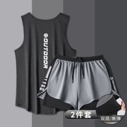 艾伦伯顿运动T恤_Alen Botun 艾伦伯顿 运动套装男冰丝夏季跑步田径马拉松速干背心篮球训练装备健身衣服多少钱-什么值得买