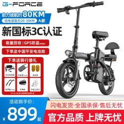 【省100元】G-force电动车_G-force 新国标折叠电动自行车代驾电动车铝合金锂电池电瓶车多少钱-什么值得买