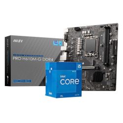 微星主板_MSI 微星 英特尔（Intel）12490f 12600kf cpu处理器主板套装 微星PRO H610M-G DDR4 支持ARGB i5 12490F 盒装多少钱-什么值得买