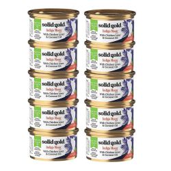 【省166元】素力高猫咪干粮_solid gold 素力高 椰子油系列 猫咪主食罐头 鸡肉 85g*10罐多少钱-什么值得买