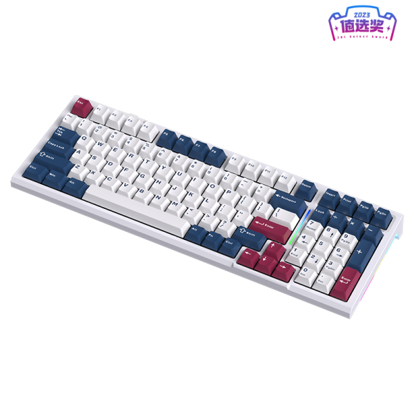 ROYAL KLUDGE R98 99键 2.4G蓝牙 多模无线机械键盘 蓝火 TTC钢铁轴 RGB【报价 价格 评测 怎么样】 -什么值得买