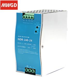 MWGD导轨式开关电源24V10A240W导轨安装NDR-240-24【报价 价格 评测 怎么样】 -什么值得买
