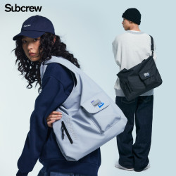 【省50元】Subcrew男士单肩斜挎包_Subcrew 李灿森潮牌斜挎包男女单肩包大容量托特包运动通勤手提包多少钱-什么值得买