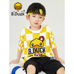【省49元】B.Duck男童装_B.Duck 小黄鸭 儿童短袖T恤多少钱-什么值得买