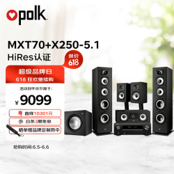 【省100元】普乐之声组合影院_polk 普乐之声 MXT70+X250 T系列升级款 落地5.1家庭影院音响套装多少钱-什么值得买