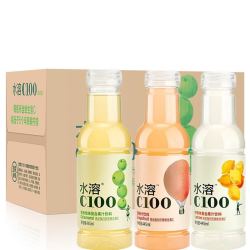 农夫山泉饮料_NONGFU SPRING 农夫山泉 c100水溶C柠檬味西柚青皮桔445m*5/15瓶瓶整箱装果汁混合维C饮料 混合口味 ...