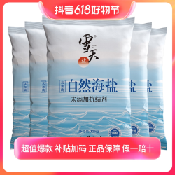 自然调料_xuetian 雪天 盐未加碘自然海盐320g×5包无添加抗结剂海盐调料家用调味盐多少钱-什么值得买