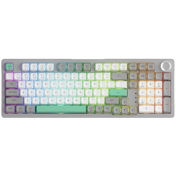 京东京造 JZ990 99键 2.4G蓝牙 多模无线机械键盘 雪天青 冰晶围墙轴RGB RGB【报价 价格 评测 怎么样】 -什么值得买