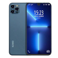 手机_酷维（KUWEI）A13 智能手机HMS可下载 5G移动联通电信卡老年老人机学生便宜安卓手机 深海蓝多少钱-什么值得买