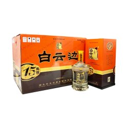 【省245.65元】白云边白酒_白云边 15年 陈酿 42%vol 兼香型白酒 450ml*6瓶 整箱装多少钱-什么值得买