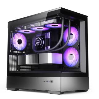 aigo 爱国者 AIYOUNGO系列 星璨 岚 M-ATX机箱 半侧透 黑色【报价 价格 评测 怎么样】 -什么值得买