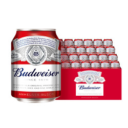 【省52.95元】百威精酿啤酒_Budweiser 百威 迷你啤酒 255ml*24听 小罐装多少钱-什么值得买