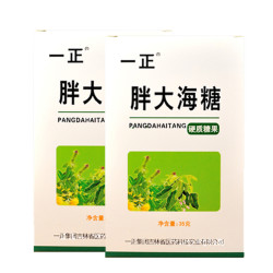 一正糖果巧克力_一正 胖大海润喉片 35g*2盒多少钱-什么值得买