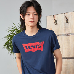 李维斯男士T恤_Levi's 李维斯 LogoTee系列 男士纯棉T恤 17783-0199多少钱-什么值得买