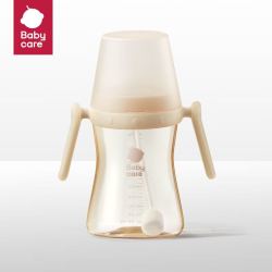 【省45元】babycare普通奶瓶_babycare 歪头吸管奶瓶一周岁以上大宝宝奶瓶PPSU吸管杯儿童300ml里瑟米多少钱-什么值得买
