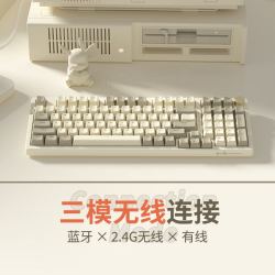 本手键盘_BASIC 本手 AK98客制化键盘 三模机械键盘热插拔游戏办公无线蓝牙有线gasket结构多少钱-什么值得买