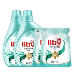 【省51.6元】立白洗衣液_Liby 立白 茶籽除菌除螨洗衣液 6kg+洗衣液100g*3多少钱-什么值得买