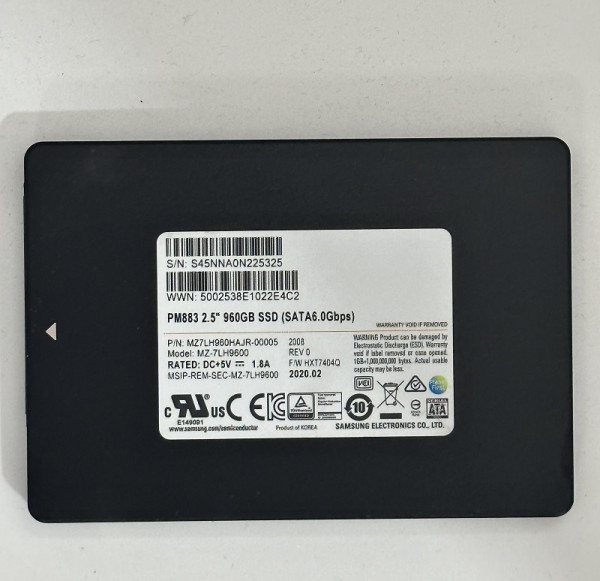 Samsung/三星 PM883 960G SATA 3.0 2.5寸支持台式机笔记本企业盘【报价 价格 评测 怎么样】 -什么值得买