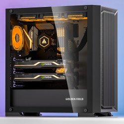 金河田机箱_GOLDEN FIELD 金河田 预见99A 黑色 台式电脑机箱多少钱-什么值得买