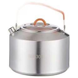 野营烧烤_鹿险家 户外304不锈钢烧水壶1.5L多少钱-什么值得买