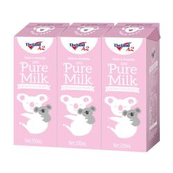 纽仕兰牛奶_Theland 纽仕兰 全脂纯牛奶200ml*3盒多少钱-什么值得买